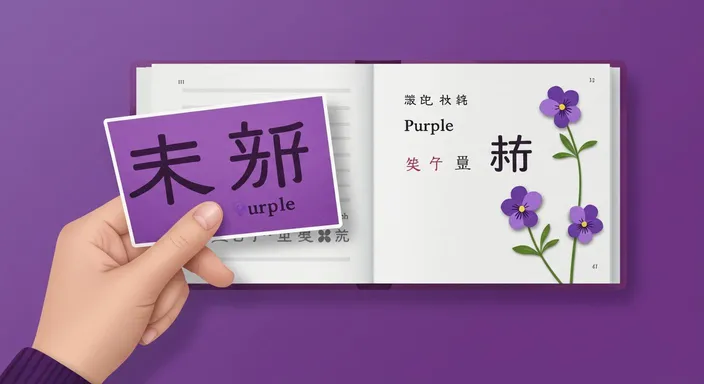 How to say purple in Chinese and what it means