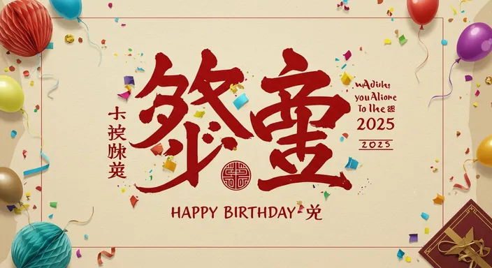 Mastering 'Happy Birthday' in Traditional Chinese Characters 2025