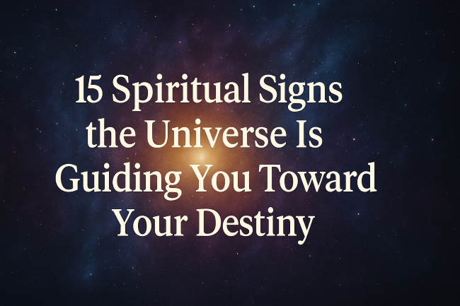 15 Spiritual Signs the Universe Is Guiding You