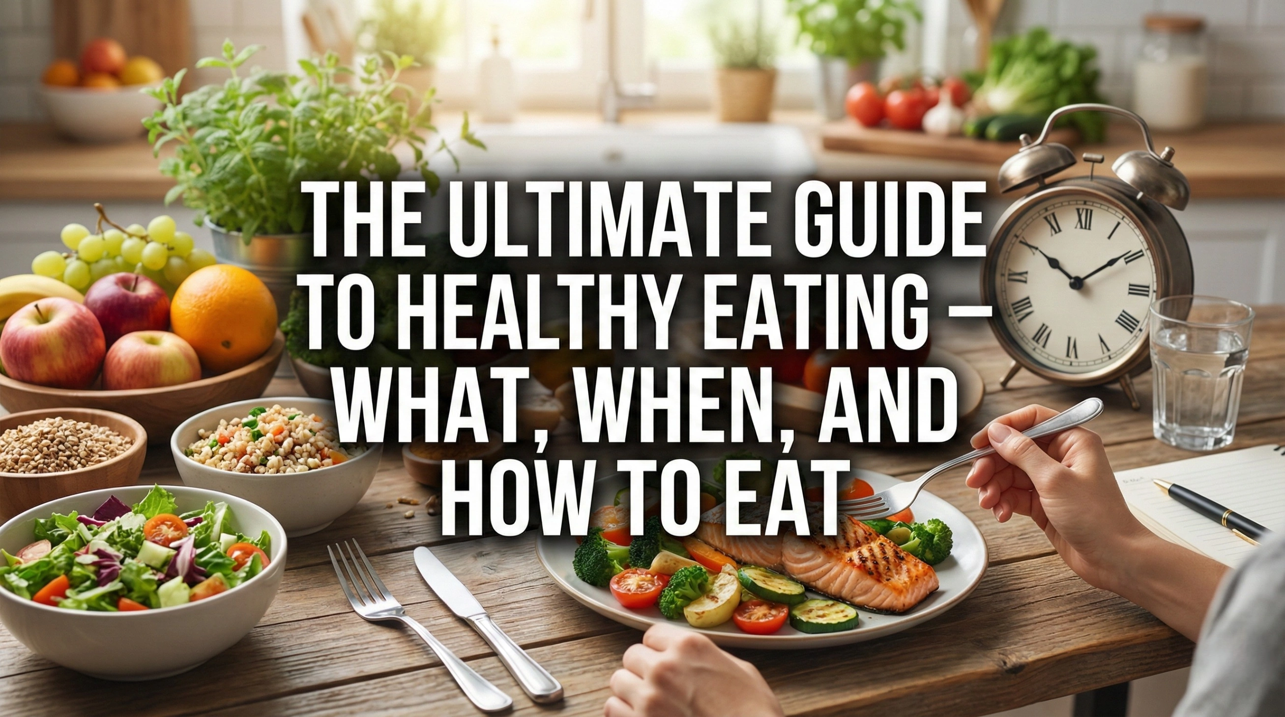 Healthy Eating Guide: What, When & How to Eat