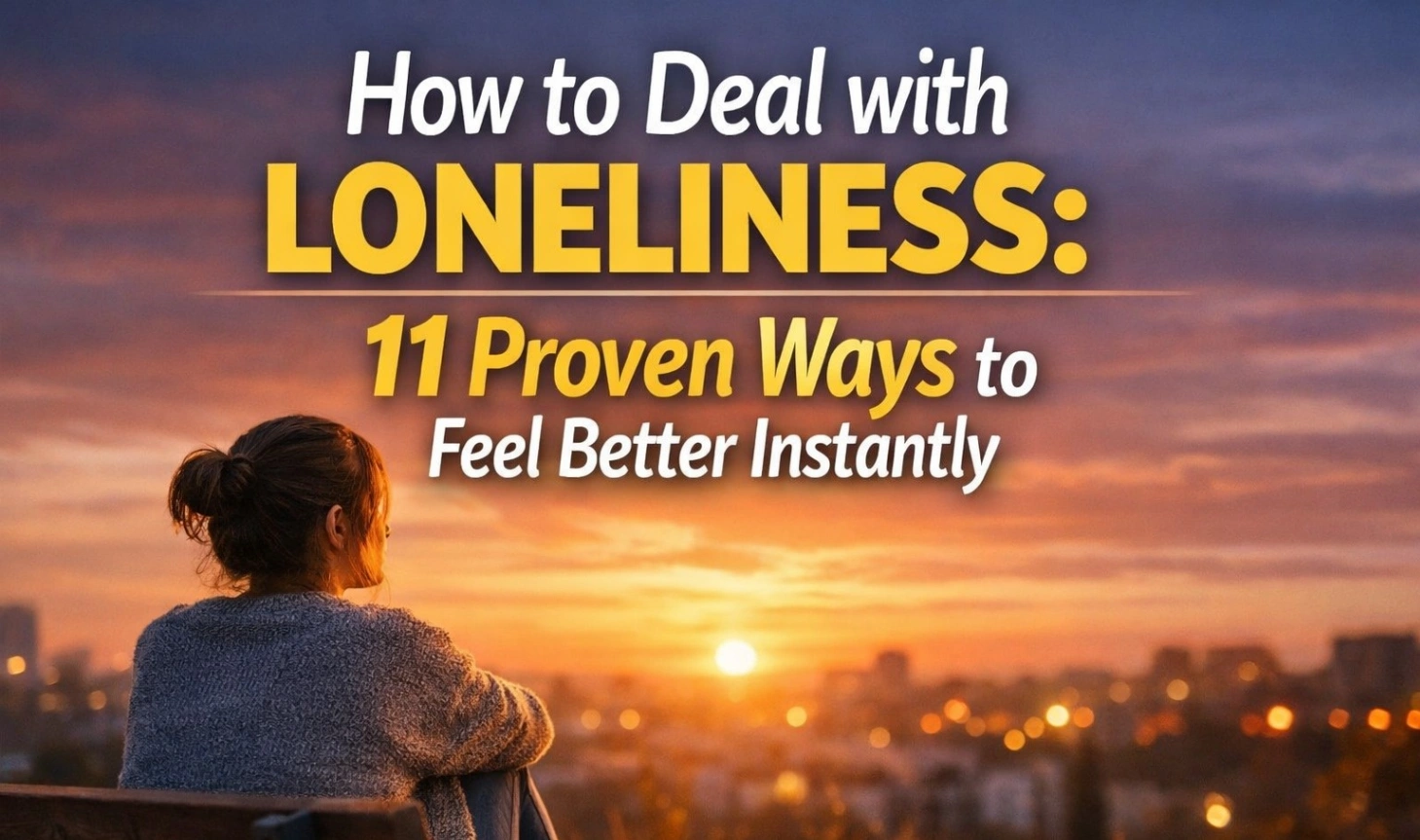 How to Deal with Loneliness & Feel Better Fast