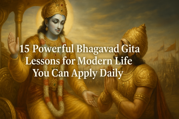 15 Bhagavad Gita Lessons for Modern Life