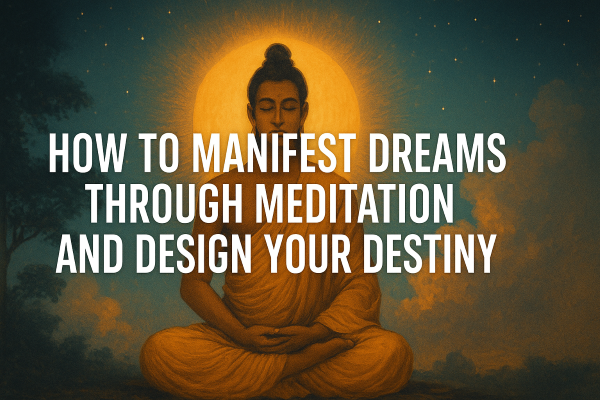 How to Manifest Dreams Through Meditation | Design Your Destiny Step by ...