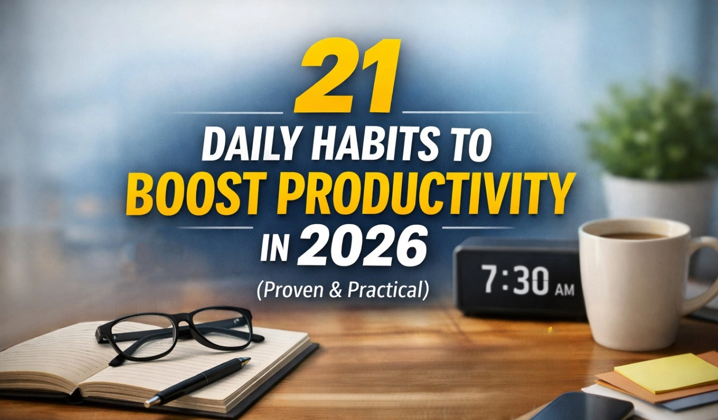 21 Daily Productivity Habits for 2026