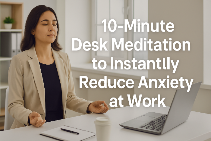 10Minute Desk Meditation to Reduce Anxiety at Work
