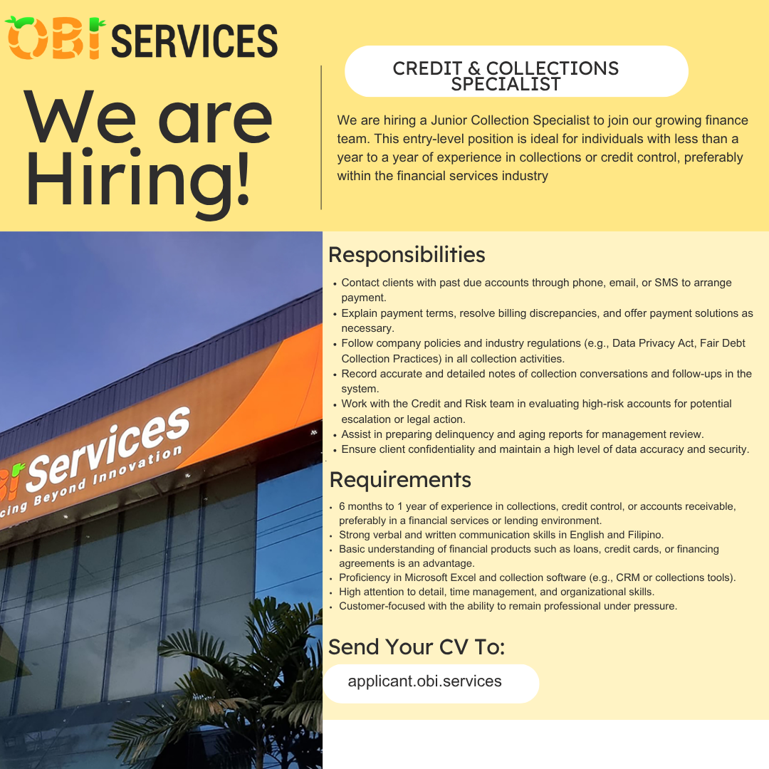 Credit & Collections Specialist